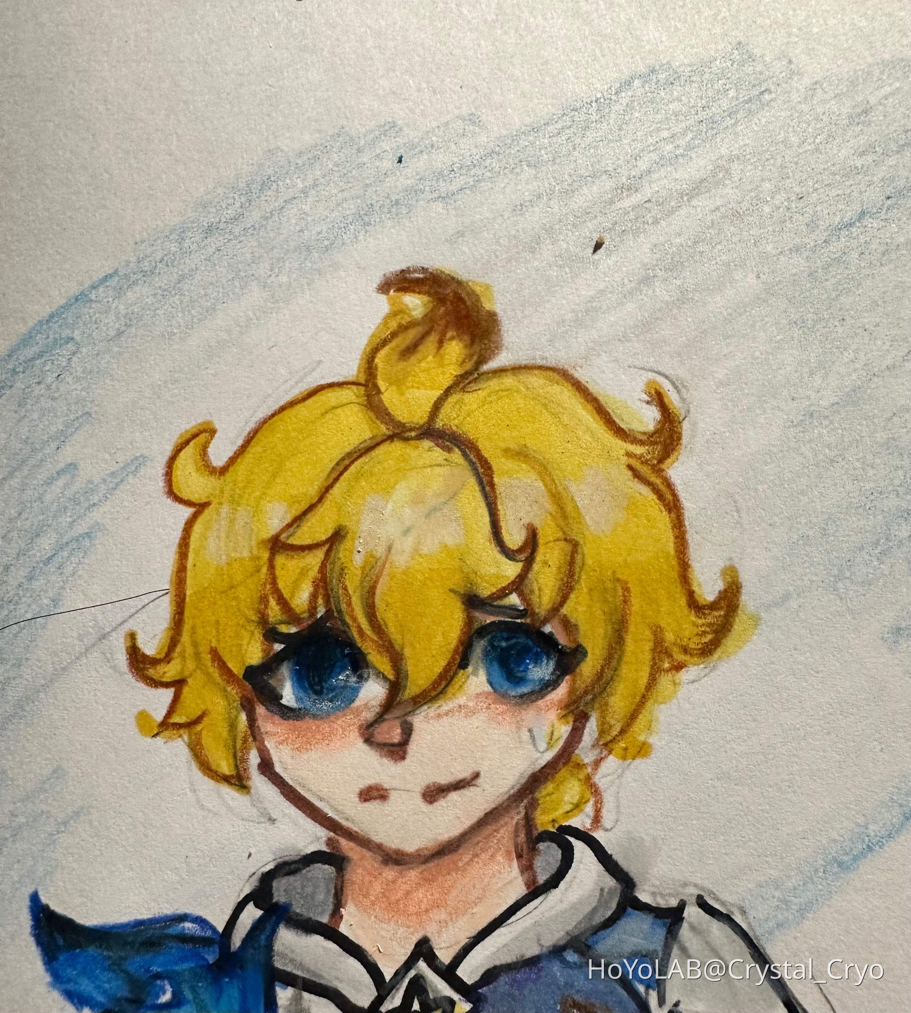 Art diary 75:Mini Mika Genshin Impact | HoYoLAB