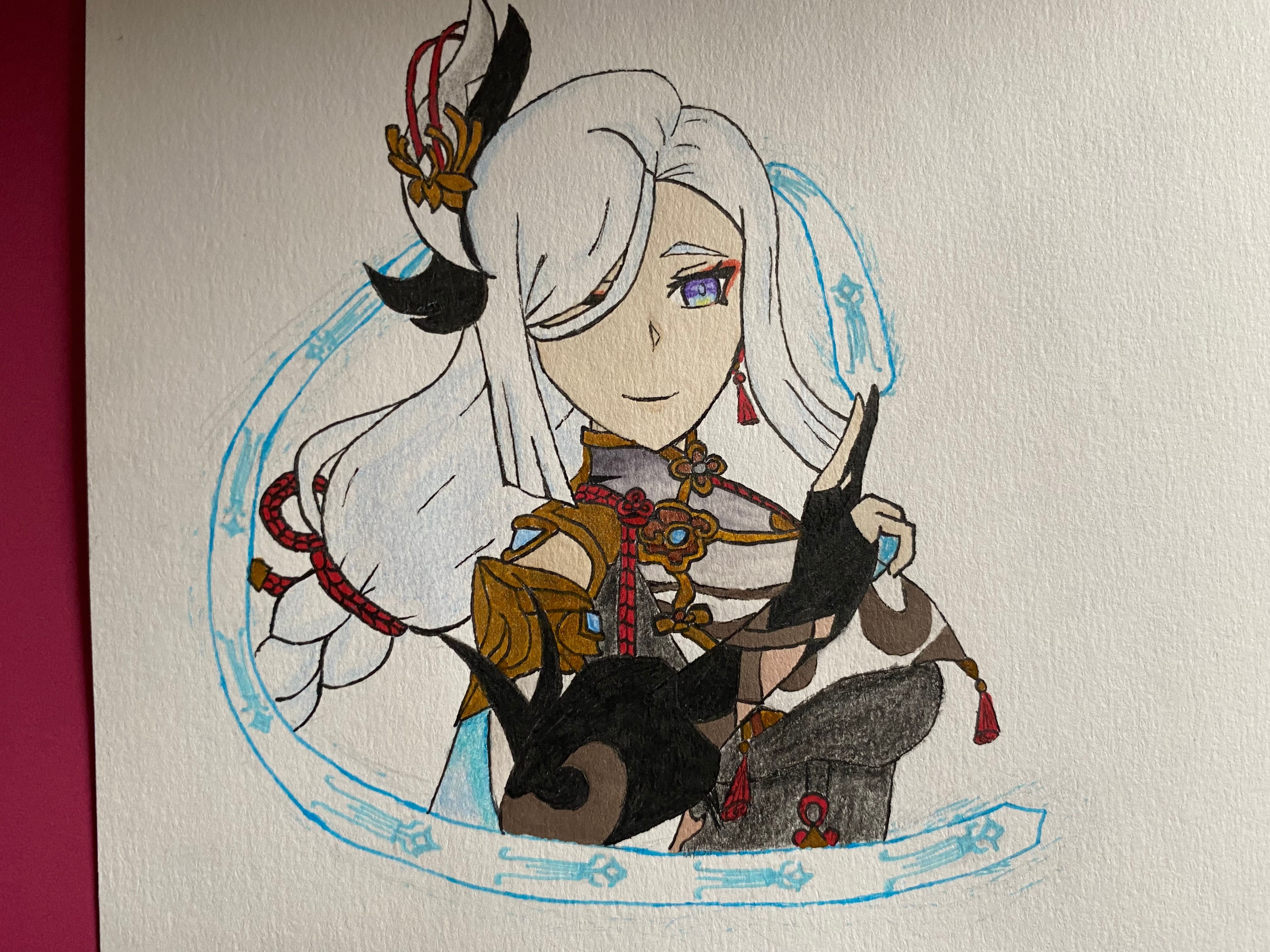 Fanart de Shenhe!! Genshin Impact | HoYoLAB
