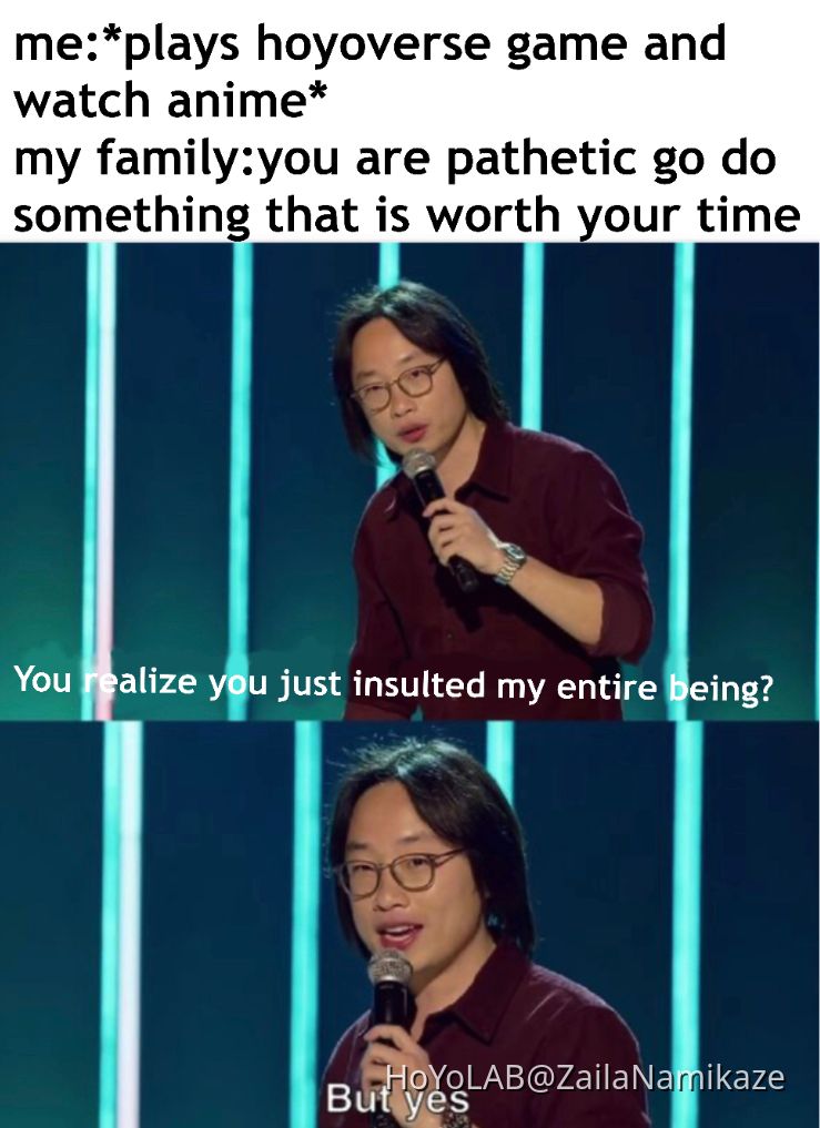 meme :) template credit go to Experienced_Memer | HoYoLAB