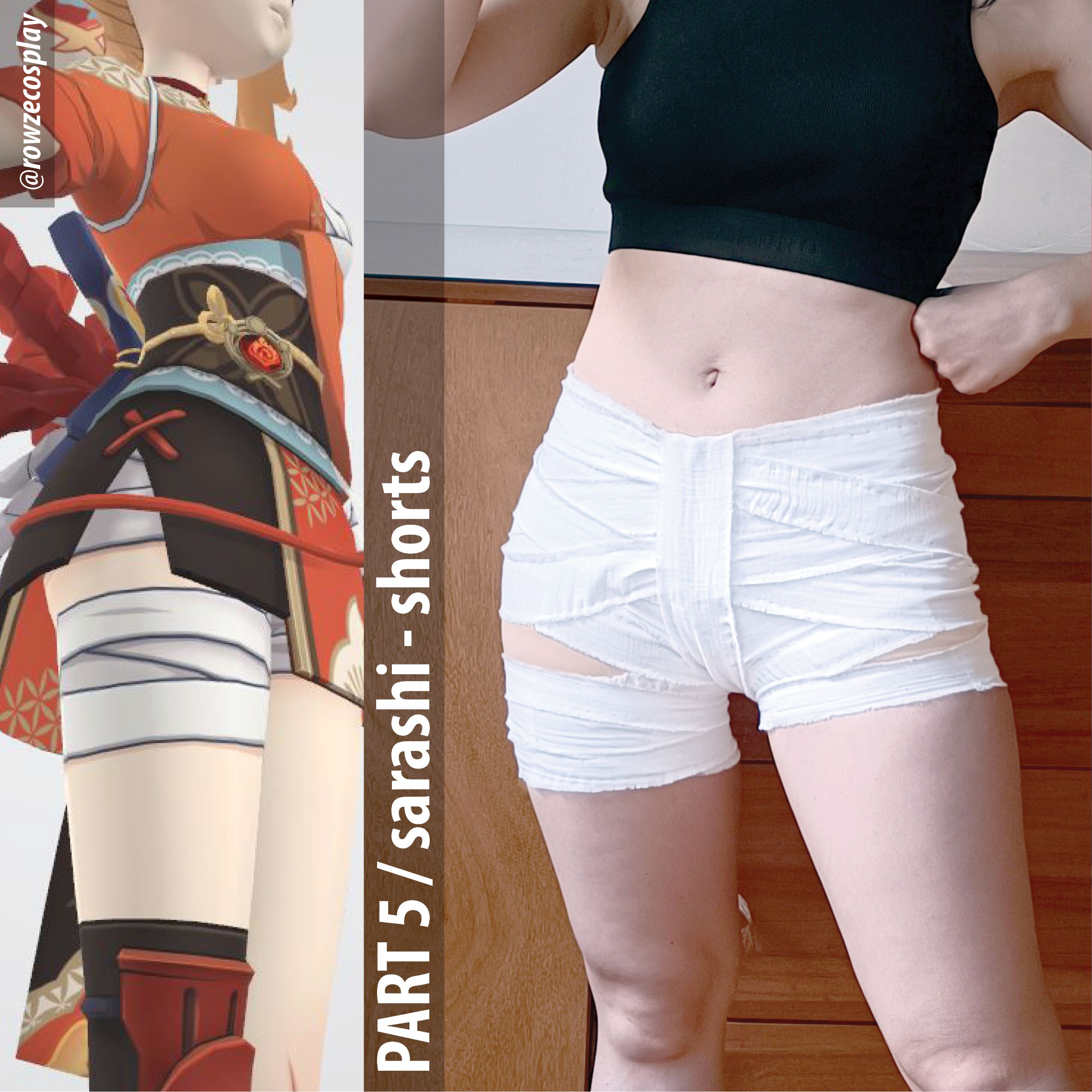 MAKING A YOIMIYA COSPLAY - Part 5 - Sarashi shorts Genshin Impact | HoYoLAB