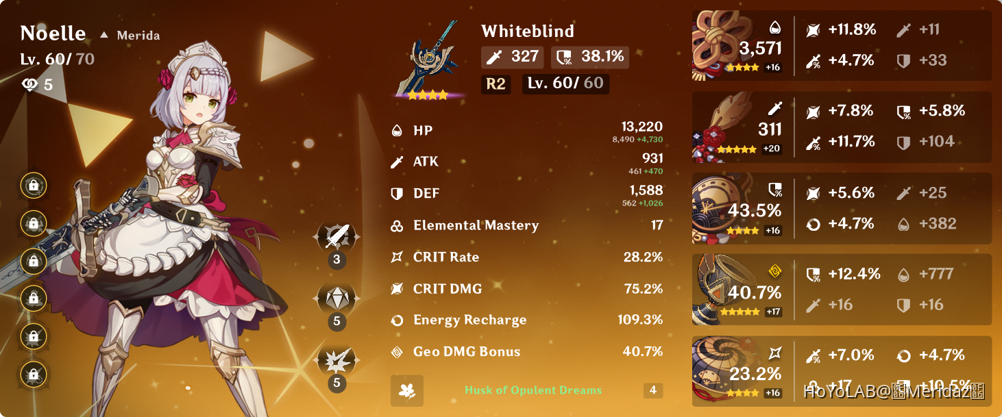 Noelle build Genshin Impact | HoYoLAB