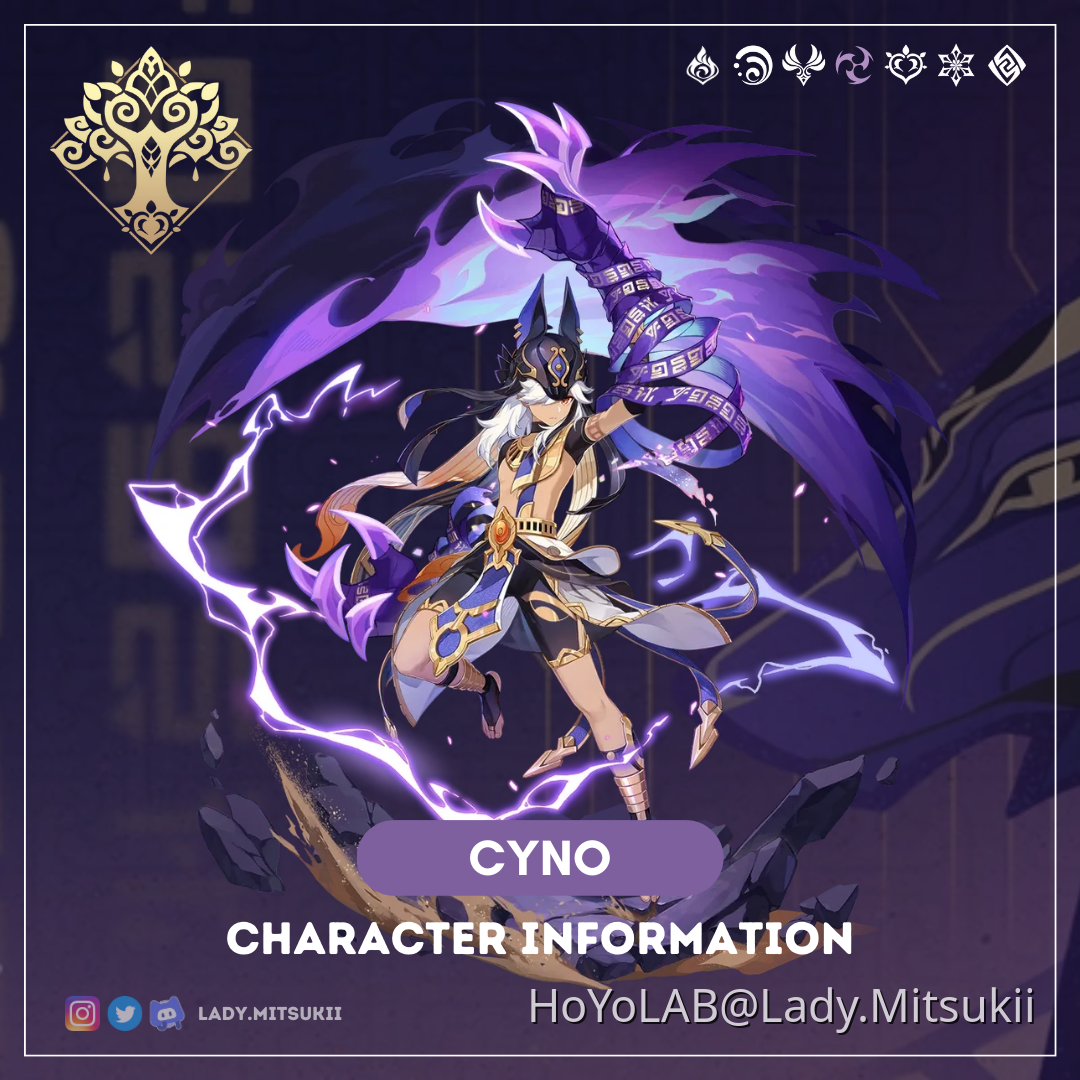 [Character Information] - Cyno Genshin Impact | HoYoLAB