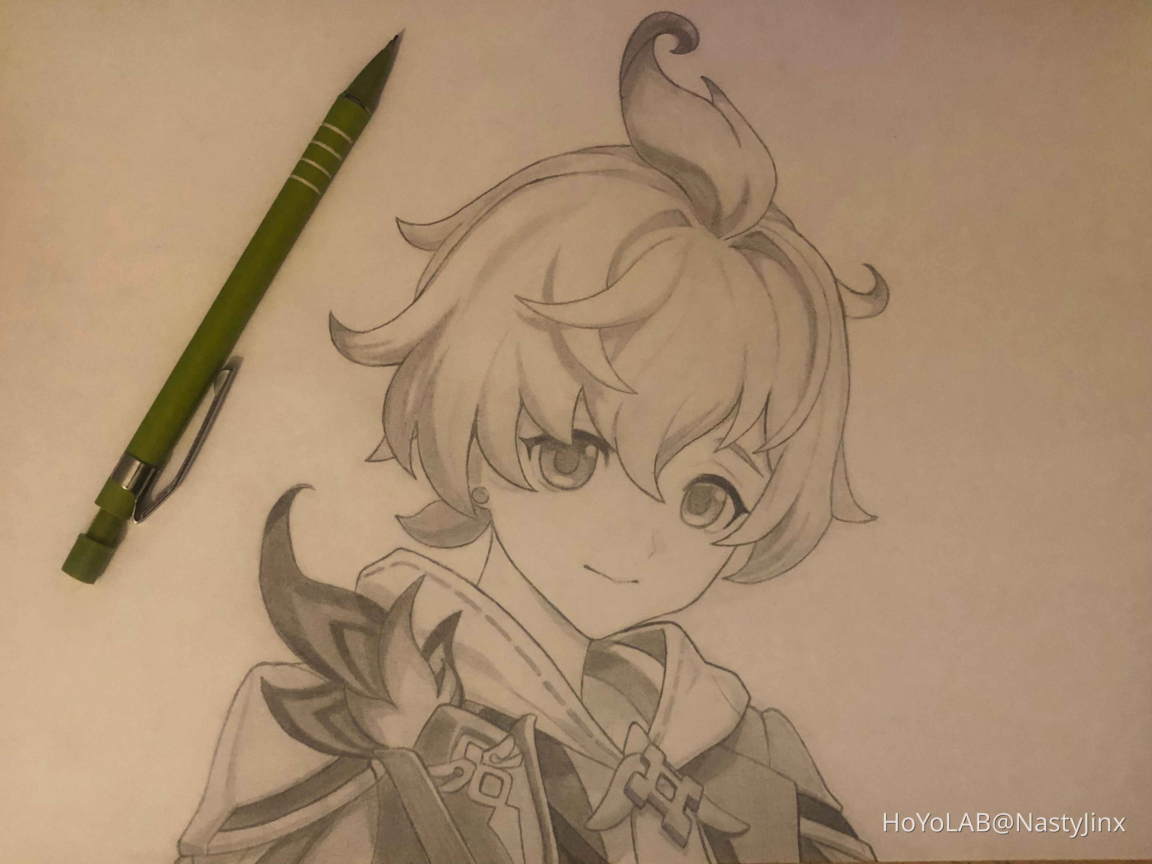 Mika Drawing Genshin Impact | HoYoLAB