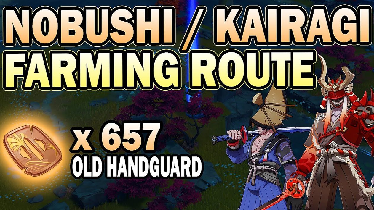 All Nobushi & Kairagi Farming Route / Handguards Farming Route Genshin ...