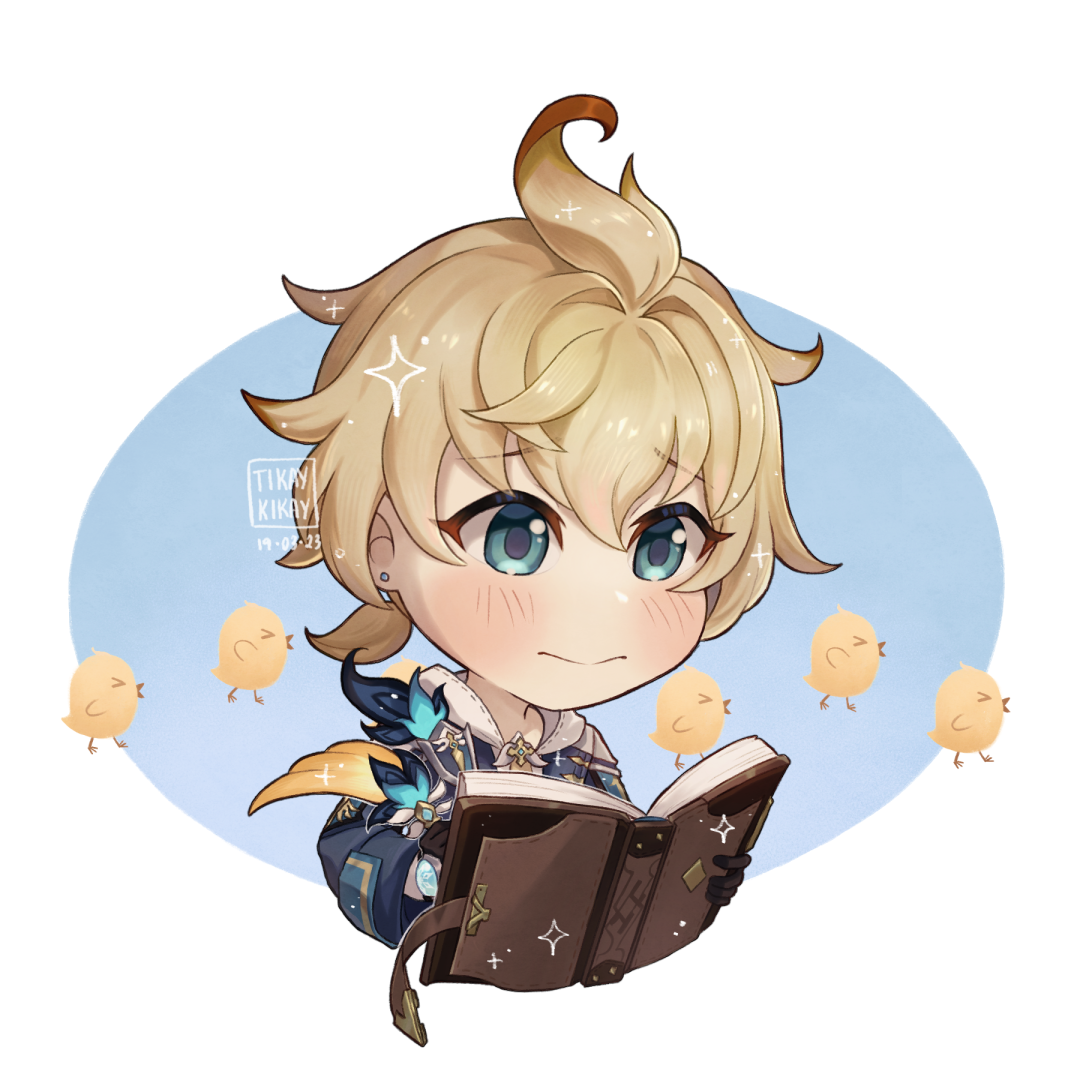 A lil’ Mika chibi for luck! Genshin Impact | HoYoLAB