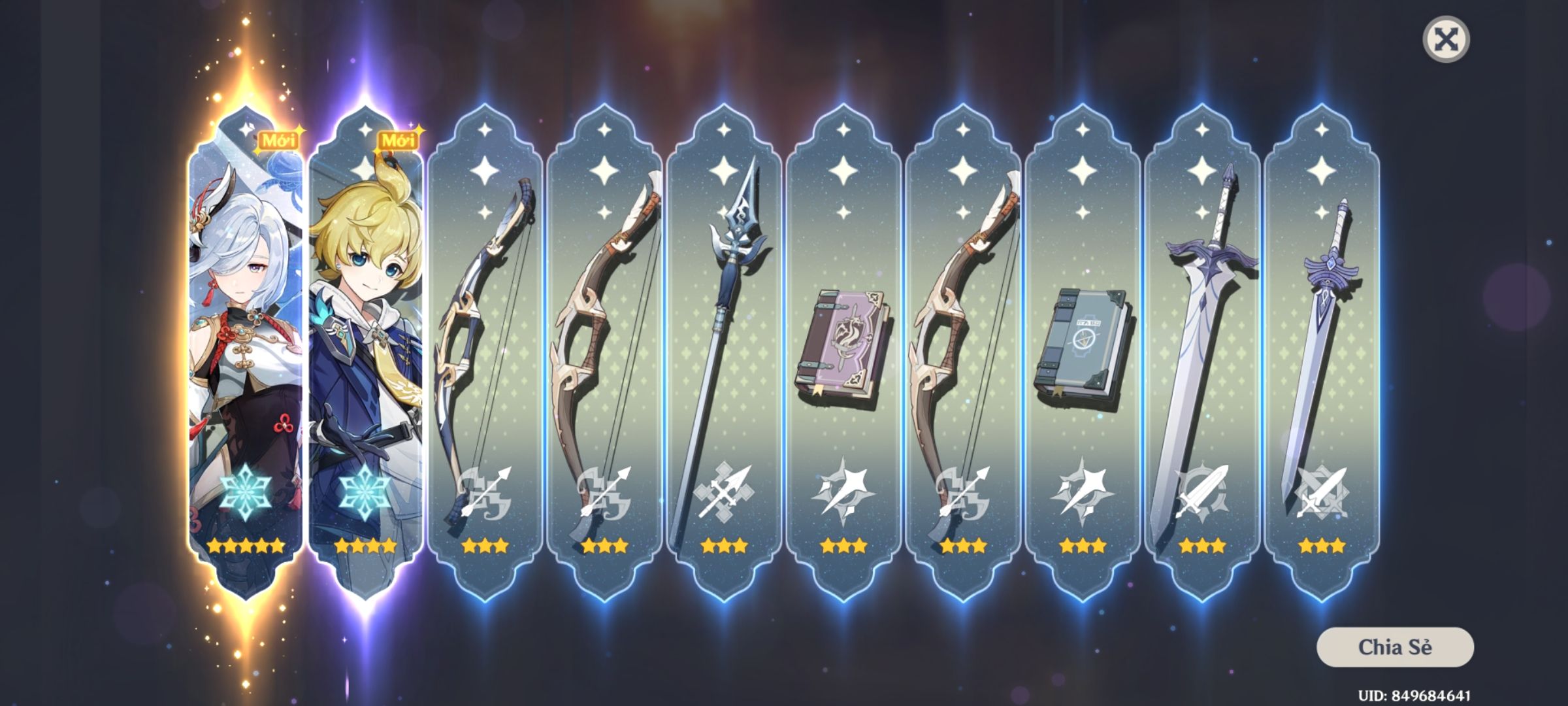 60 rolls Genshin Impact | HoYoLAB