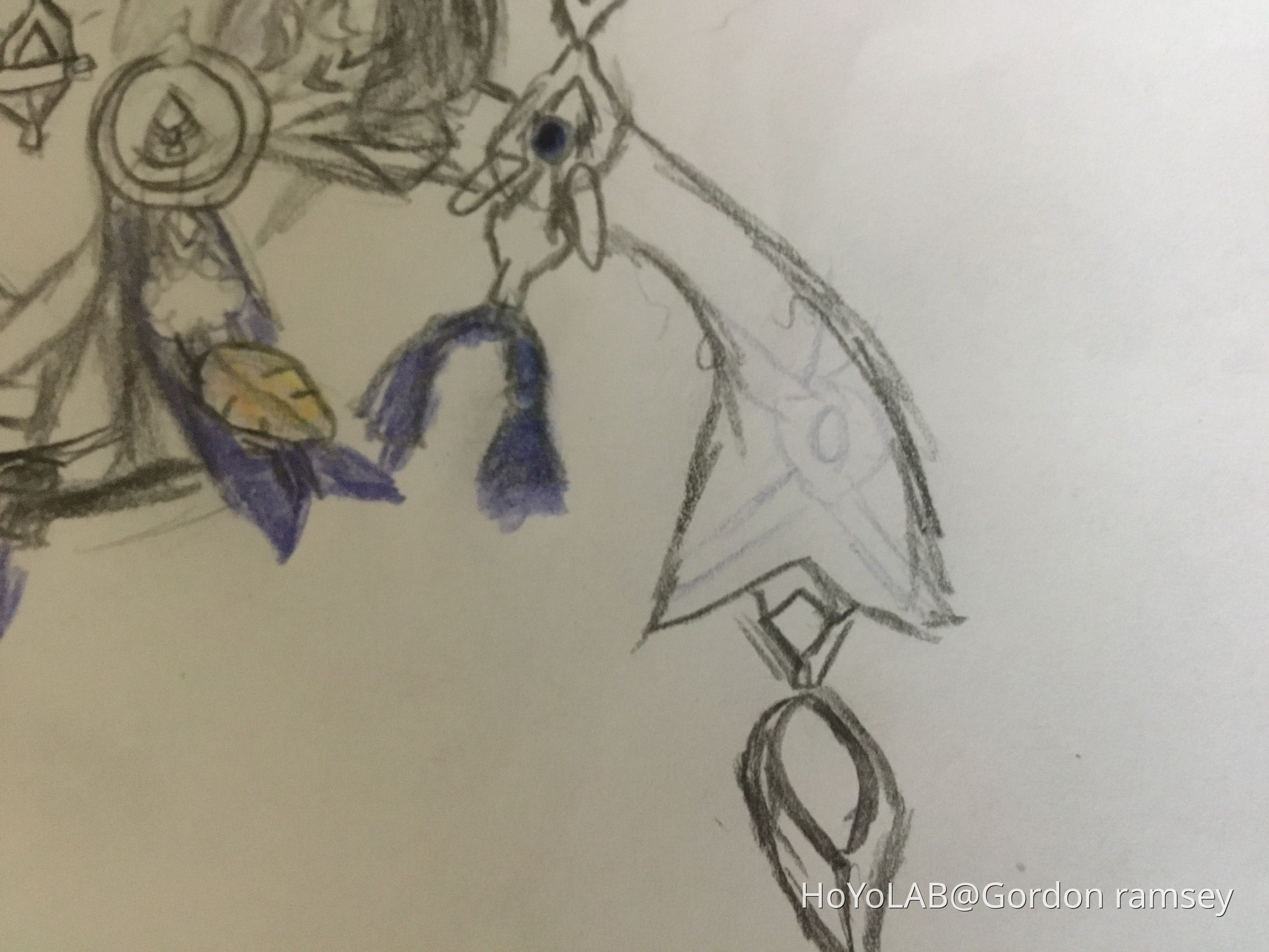 Scara drawing sneak peak Genshin Impact | HoYoLAB