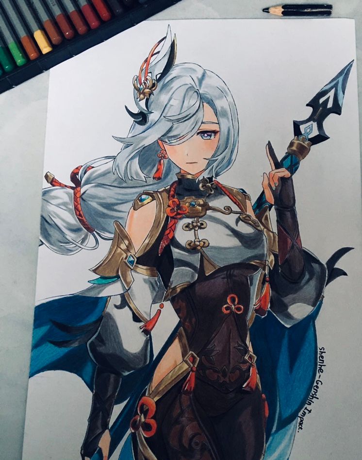 Shenhe Genshin Impact | HoYoLAB
