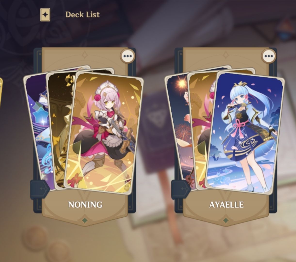 No one: Literally no one: Me:Naming my TCG teams Genshin Impact | HoYoLAB