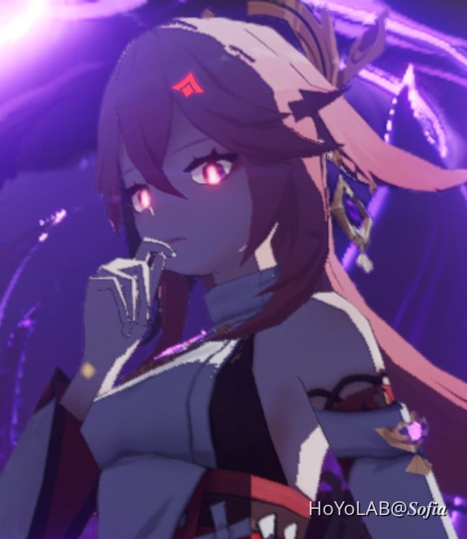 Why Yae Miko staring at me that way😨 Genshin Impact | HoYoLAB