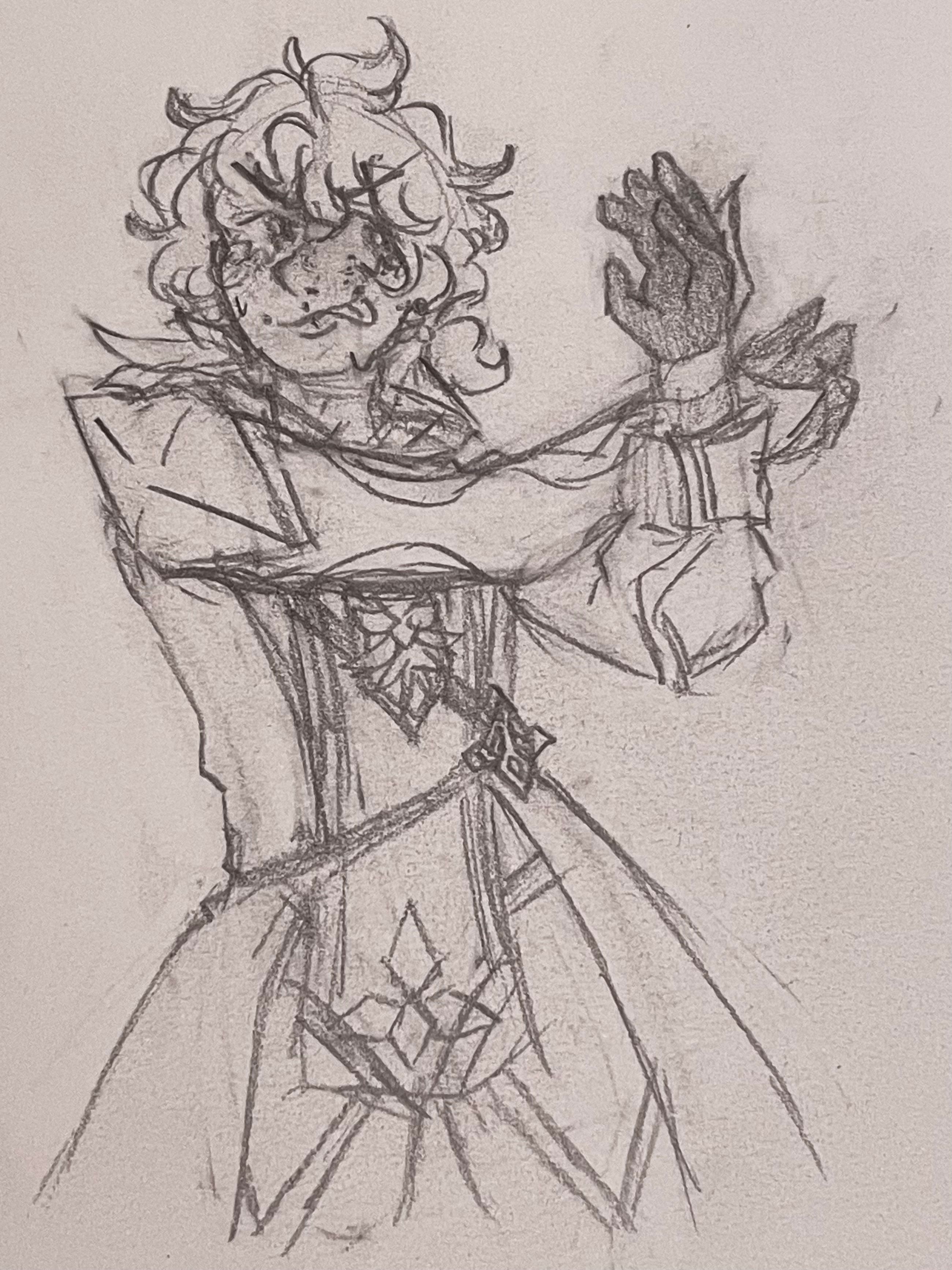 MIKA DROP IN LESS THAN 24 HOURS!!! (sketch + meme doodle) Genshin ...