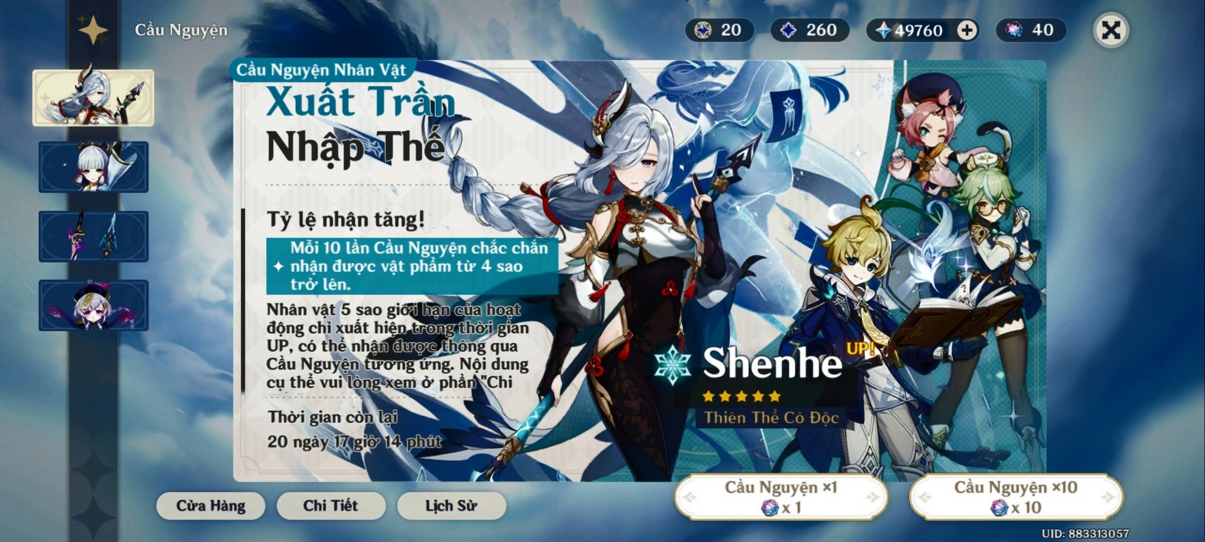 Lấy nổi Shenhe C6 ko 🤡 Genshin Impact | HoYoLAB