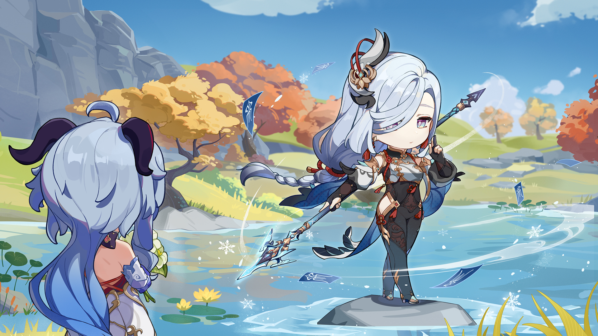Shenhe Illustration Genshin Impact | HoYoLAB