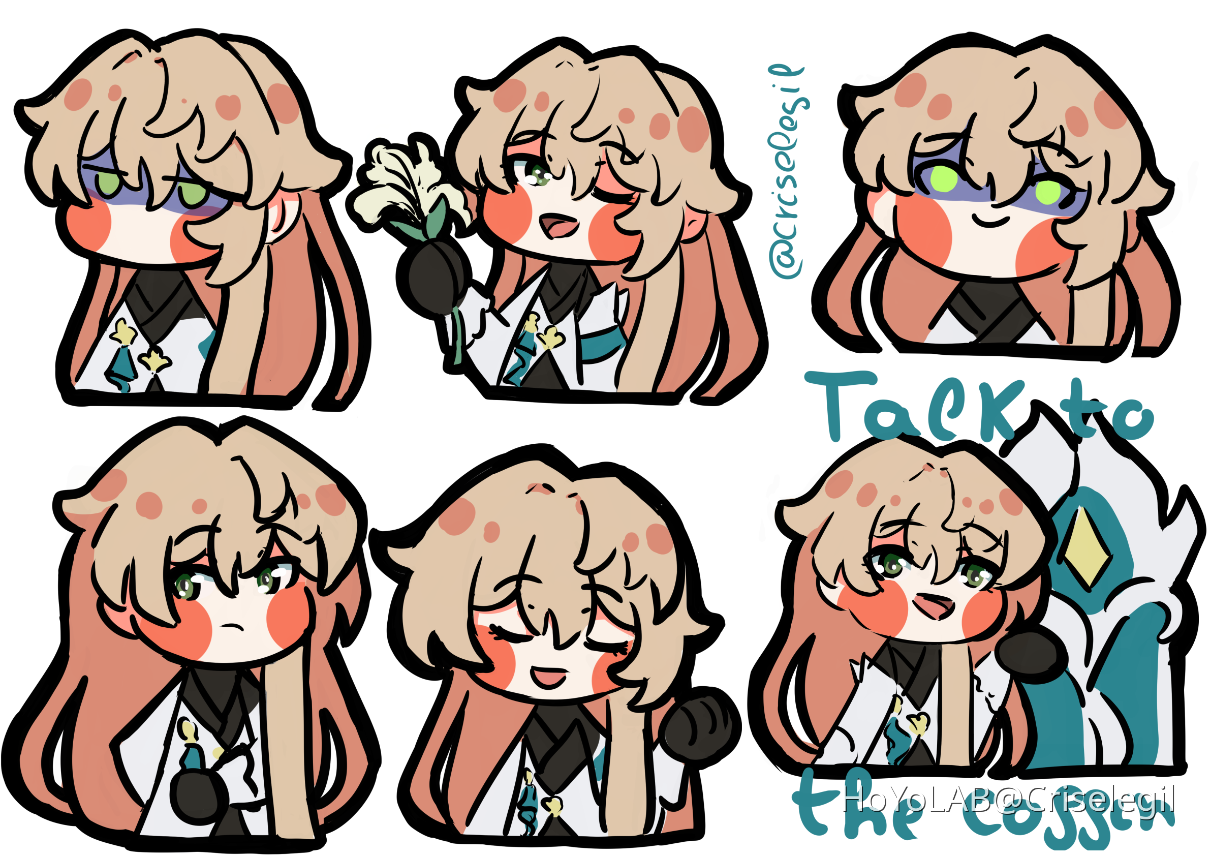 Luocha's Stickers Honkai: Star Rail | HoYoLAB