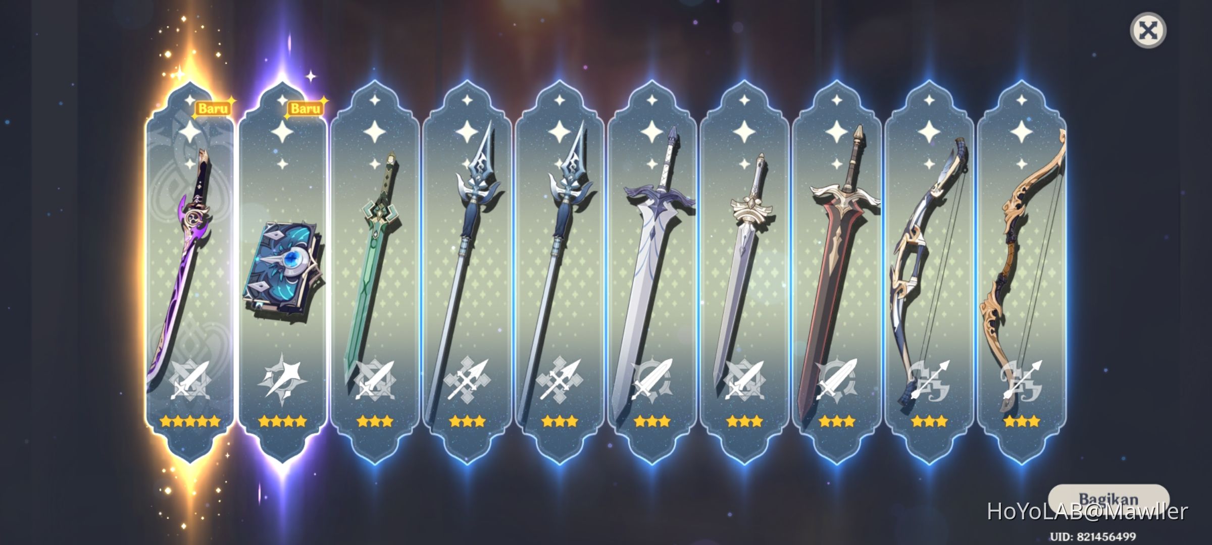 Limited Banner • Mistplitter Reforged bonus wine and song Genshin ...