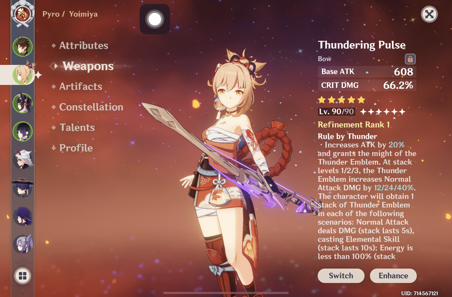 Your opinion of yoimia team and sets Genshin Impact | HoYoLAB