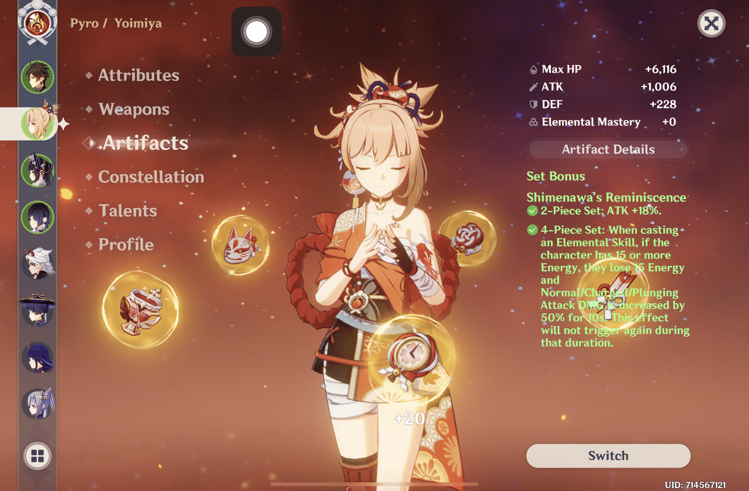 Your opinion of yoimia team and sets Genshin Impact | HoYoLAB