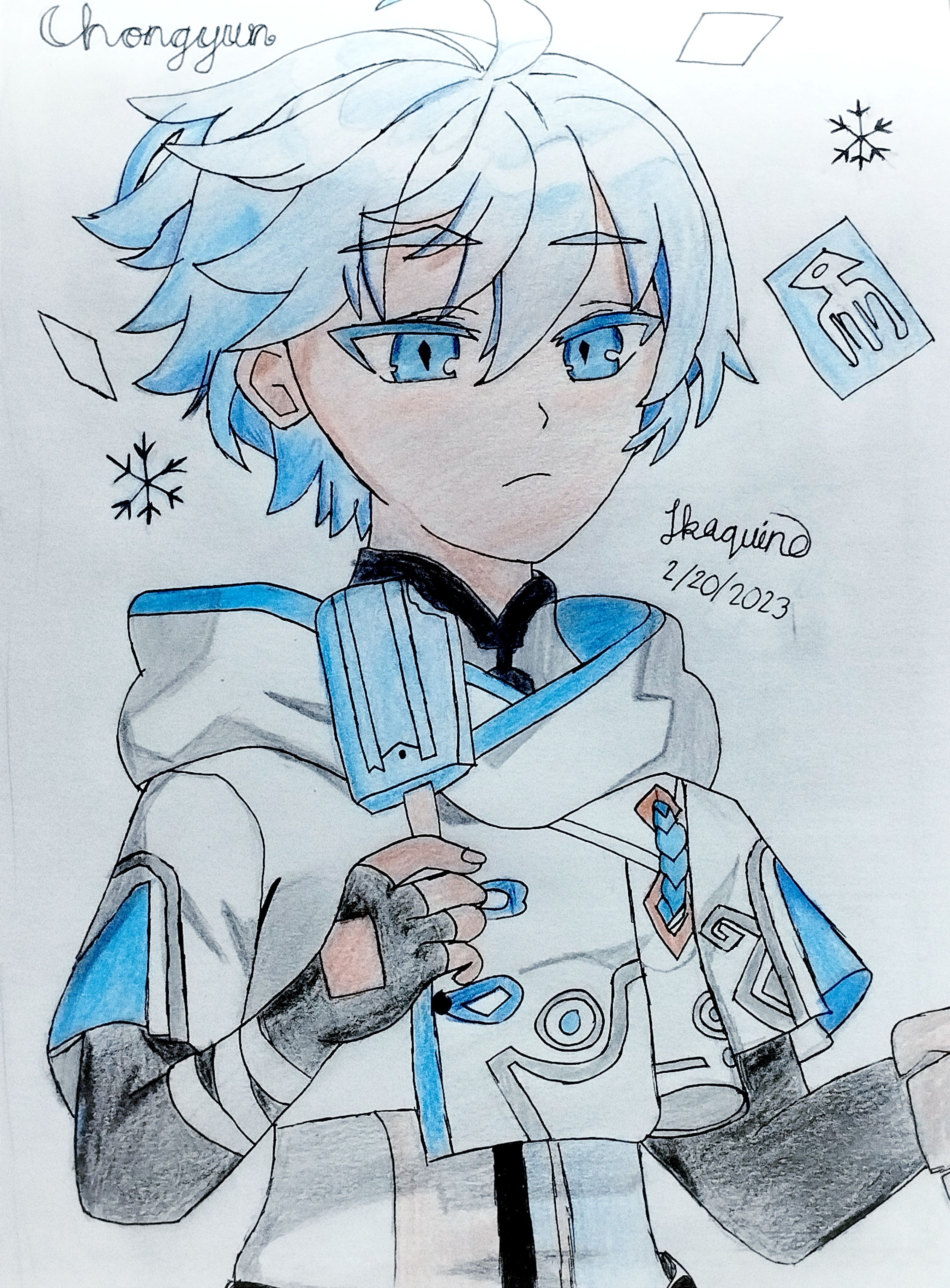 chongyun drawing ᐠ( ᐛ )ᐟ Genshin Impact | HoYoLAB