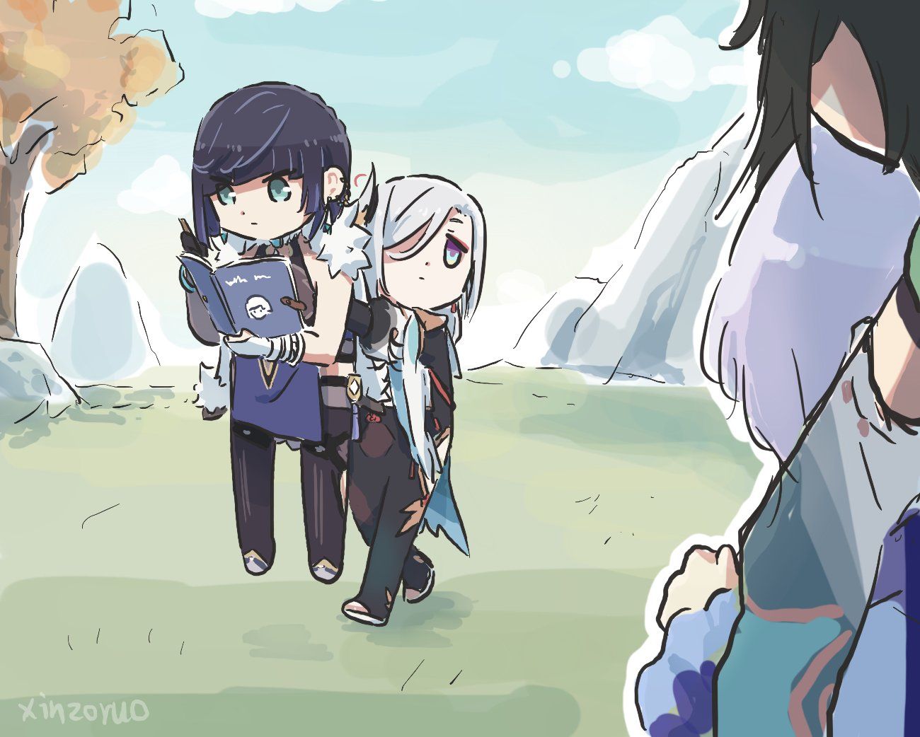 Shenhe doesnt need friends when she already got a Yelan 🙄🏳️‍🌈 Genshin ...