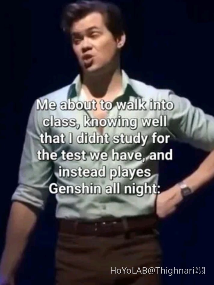 All the memes i found in my camera roll | HoYoLAB