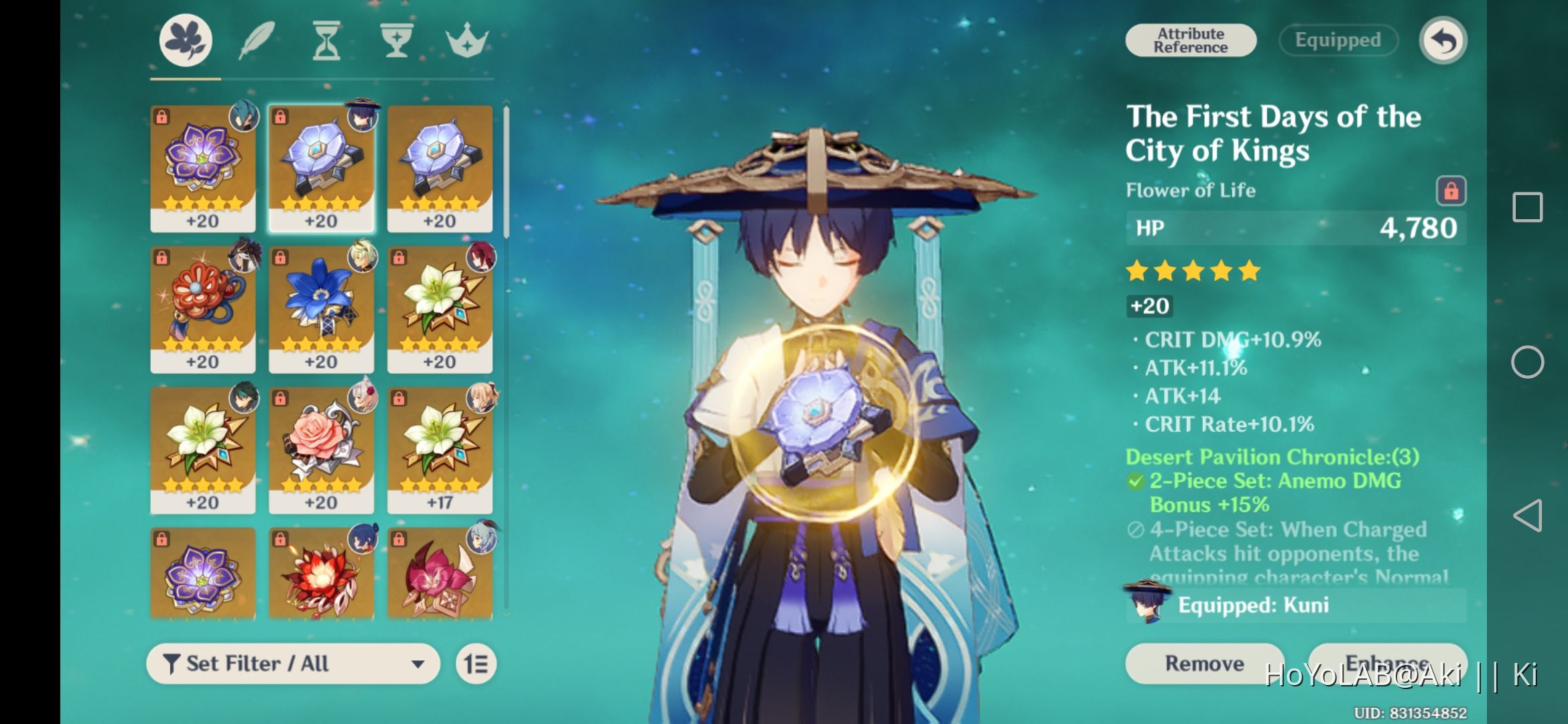 Good Wanderer Artifacts I managed to get and roll Genshin Impact | HoYoLAB
