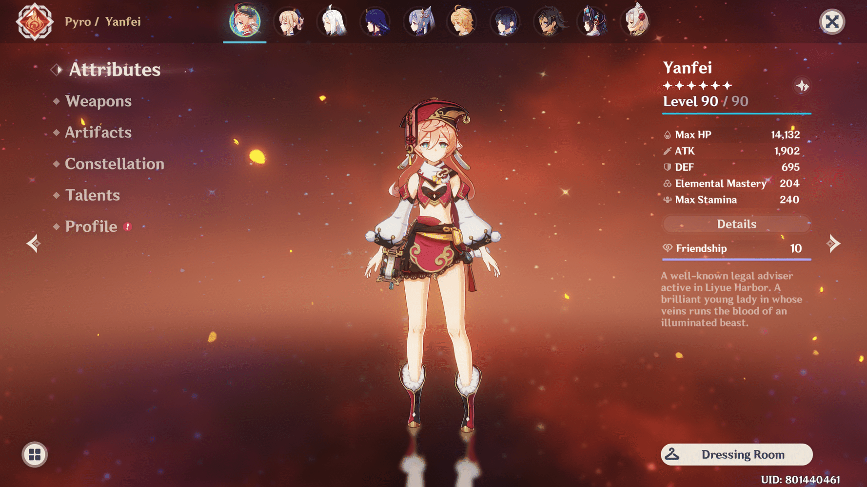 My Current Yanfei! Genshin Impact | HoYoLAB