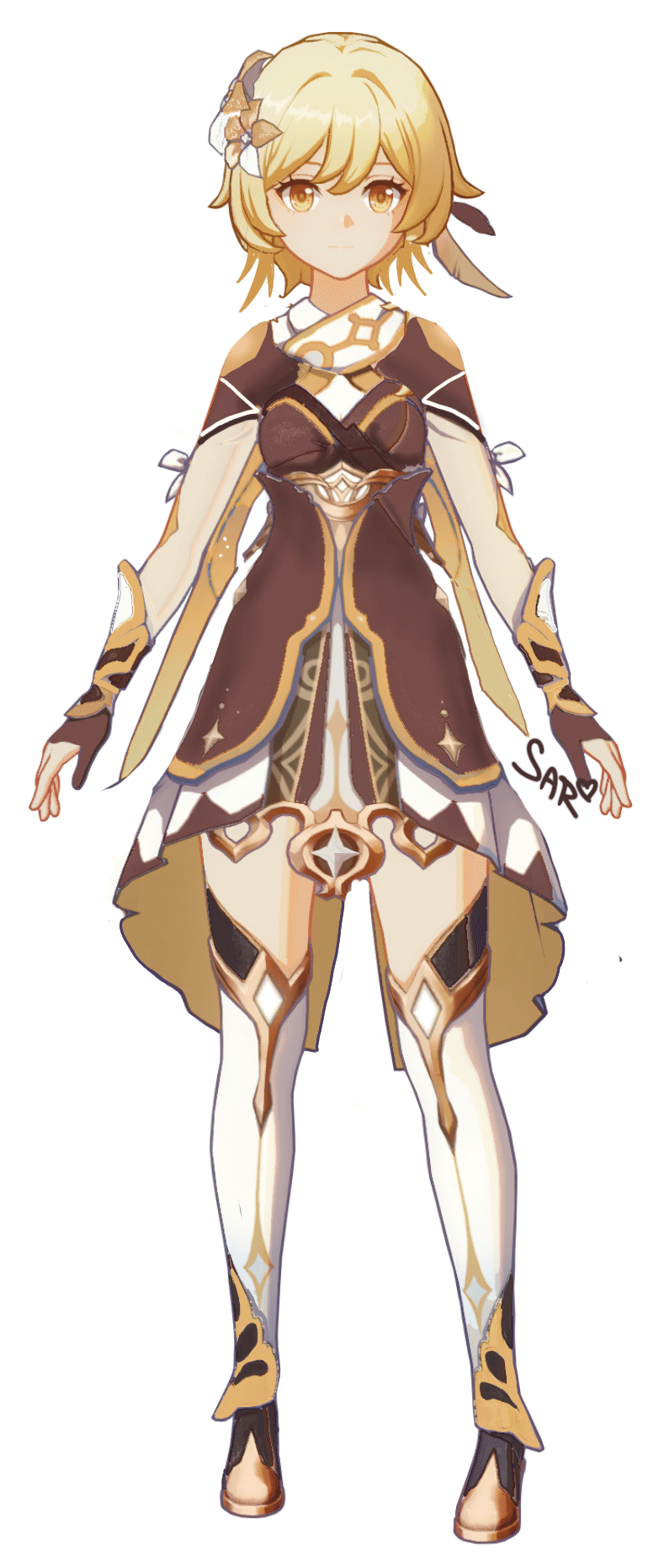 Lumine fan made skin Genshin Impact | HoYoLAB