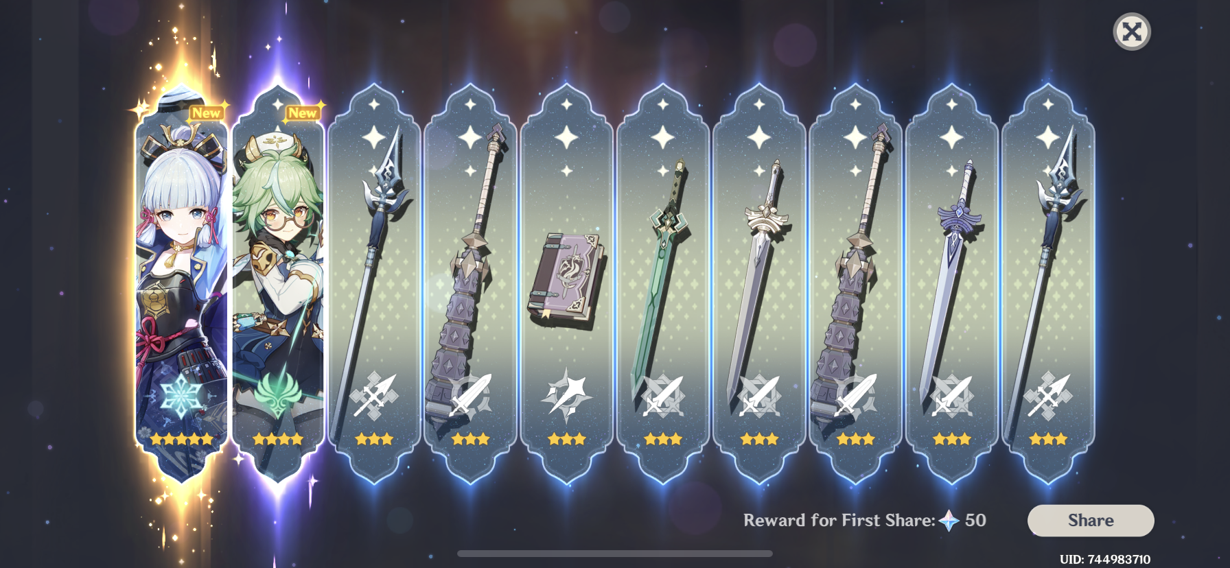 Ayaka’s finally home! I got her in my first 10 pull!!! Genshin Impact | HoYoLAB