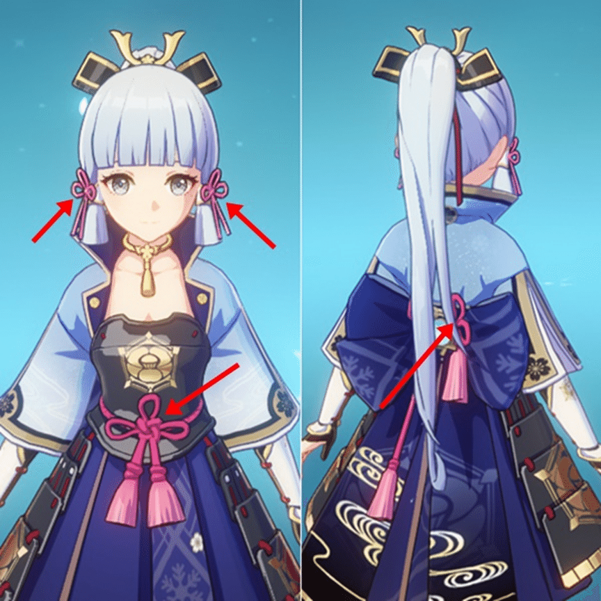 Outfit Analysis | Kamisato Ayaka | The design concept of the outfit ...