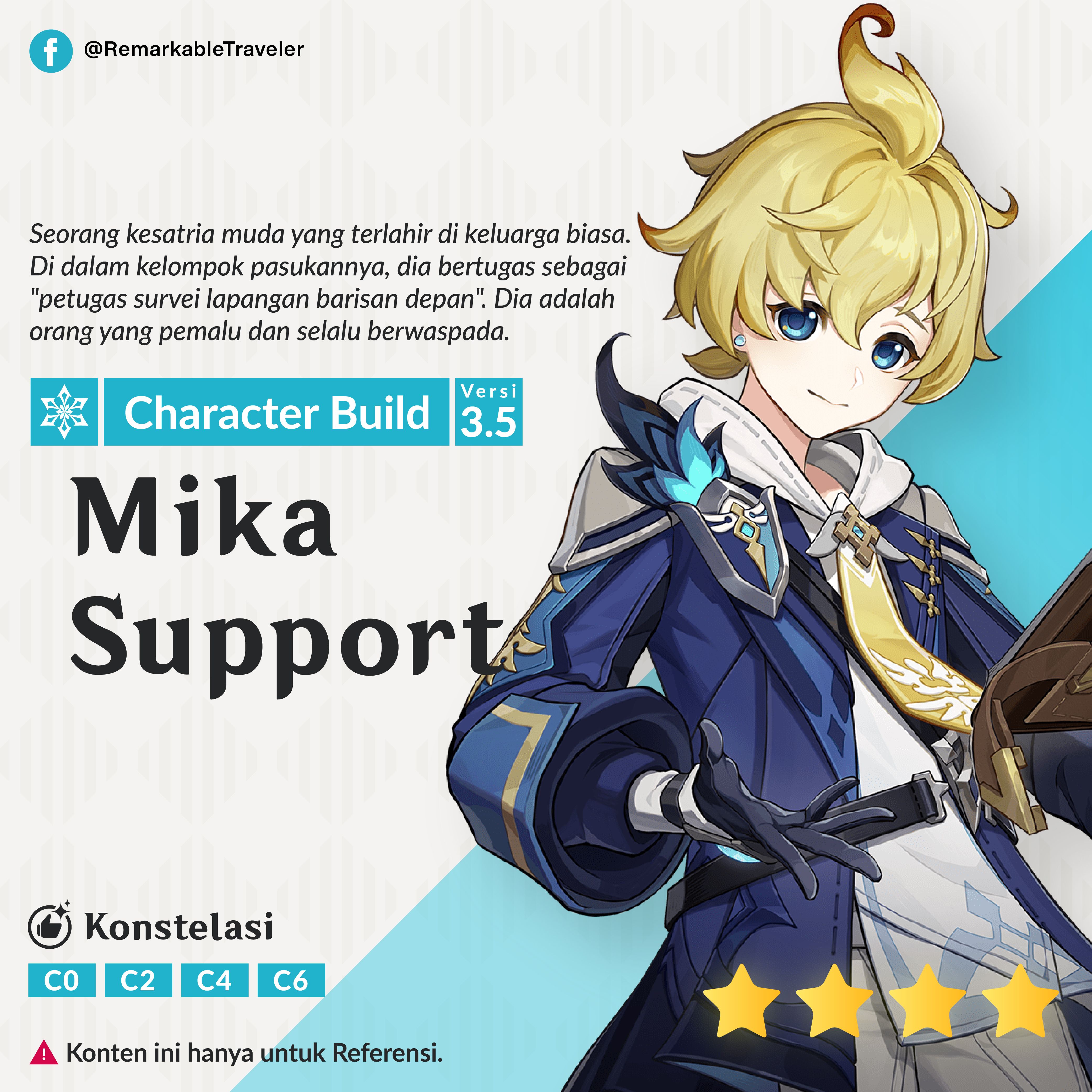 [Mini Guide] Character Build: Mika Support [Build Karakter Mika - Panduan Mika Versi 3.5 ...