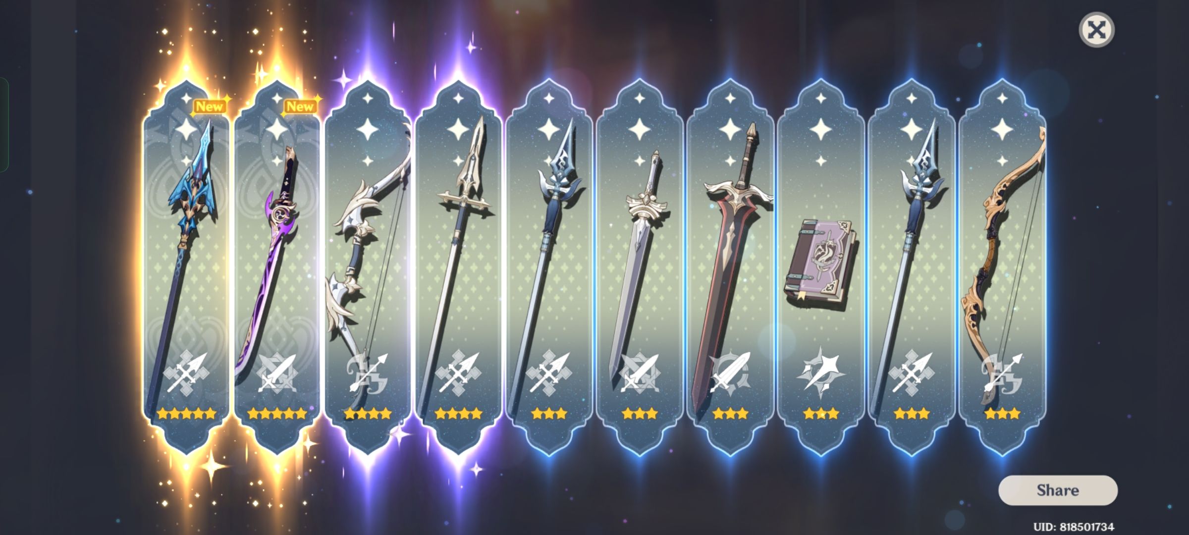 weapon pull Genshin Impact | HoYoLAB