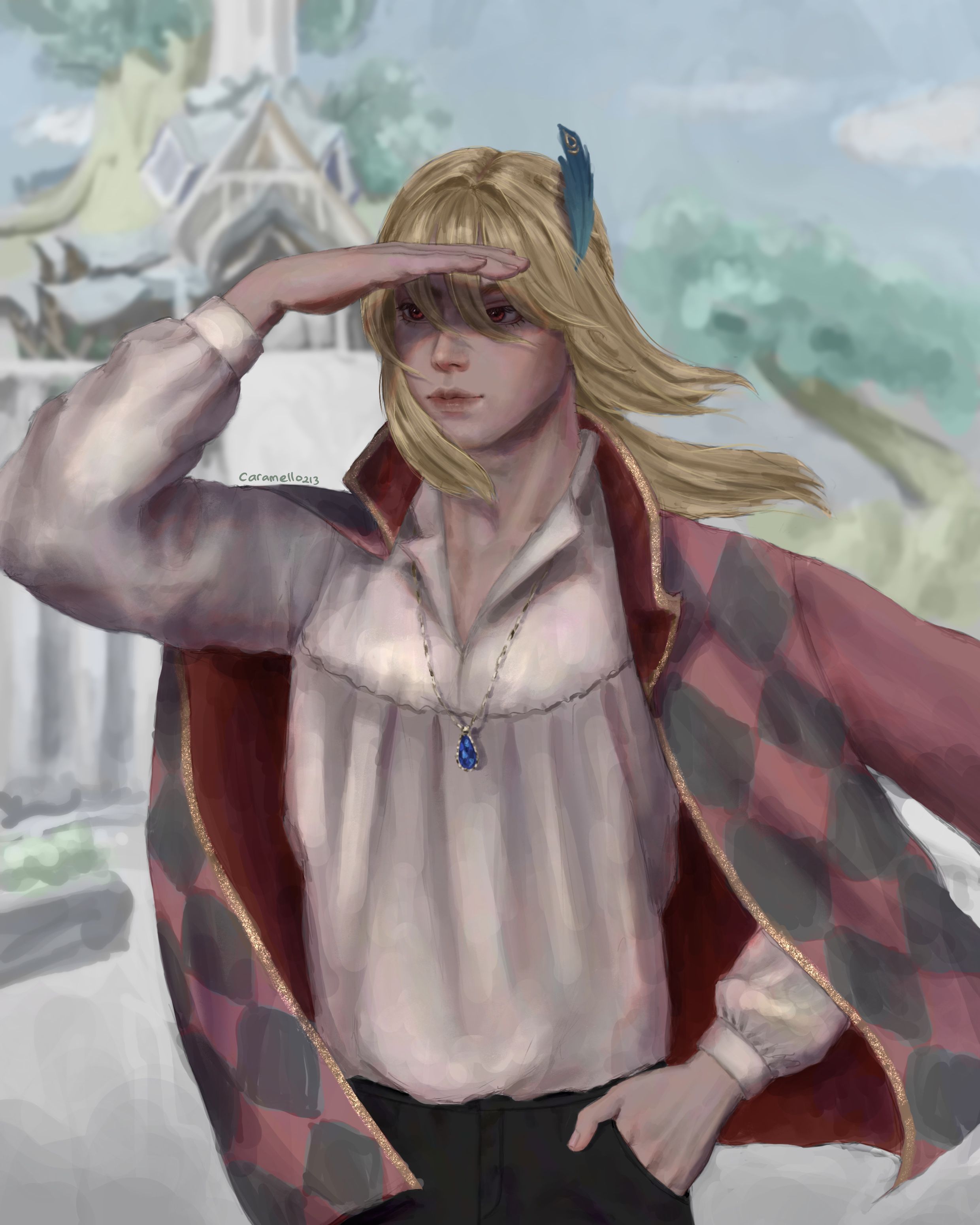 Kaveh cosplaying Howl Genshin Impact | HoYoLAB