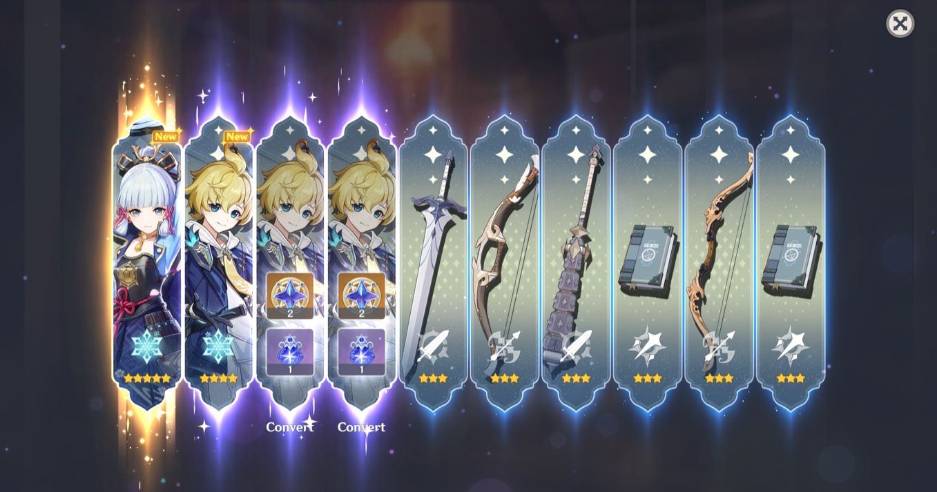 Rate my 10-pull Genshin Impact | HoYoLAB