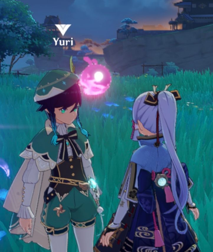 Why is there a arrow above their head? Genshin Impact | HoYoLAB