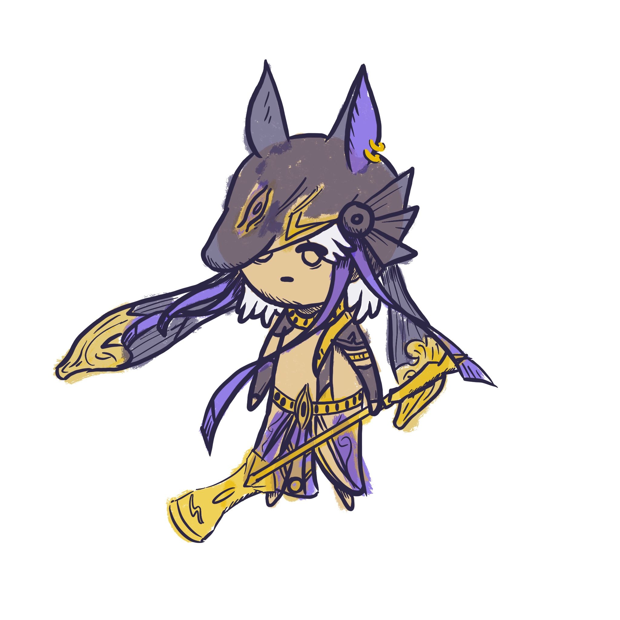 Sketching chibi Cyno for fun Genshin Impact | HoYoLAB