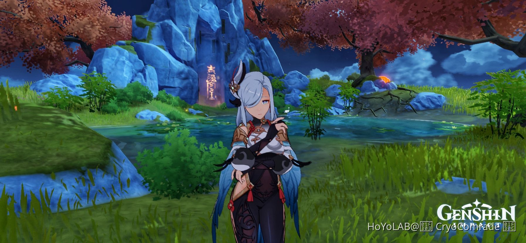 Shenhe at the Mountains Genshin Impact | HoYoLAB