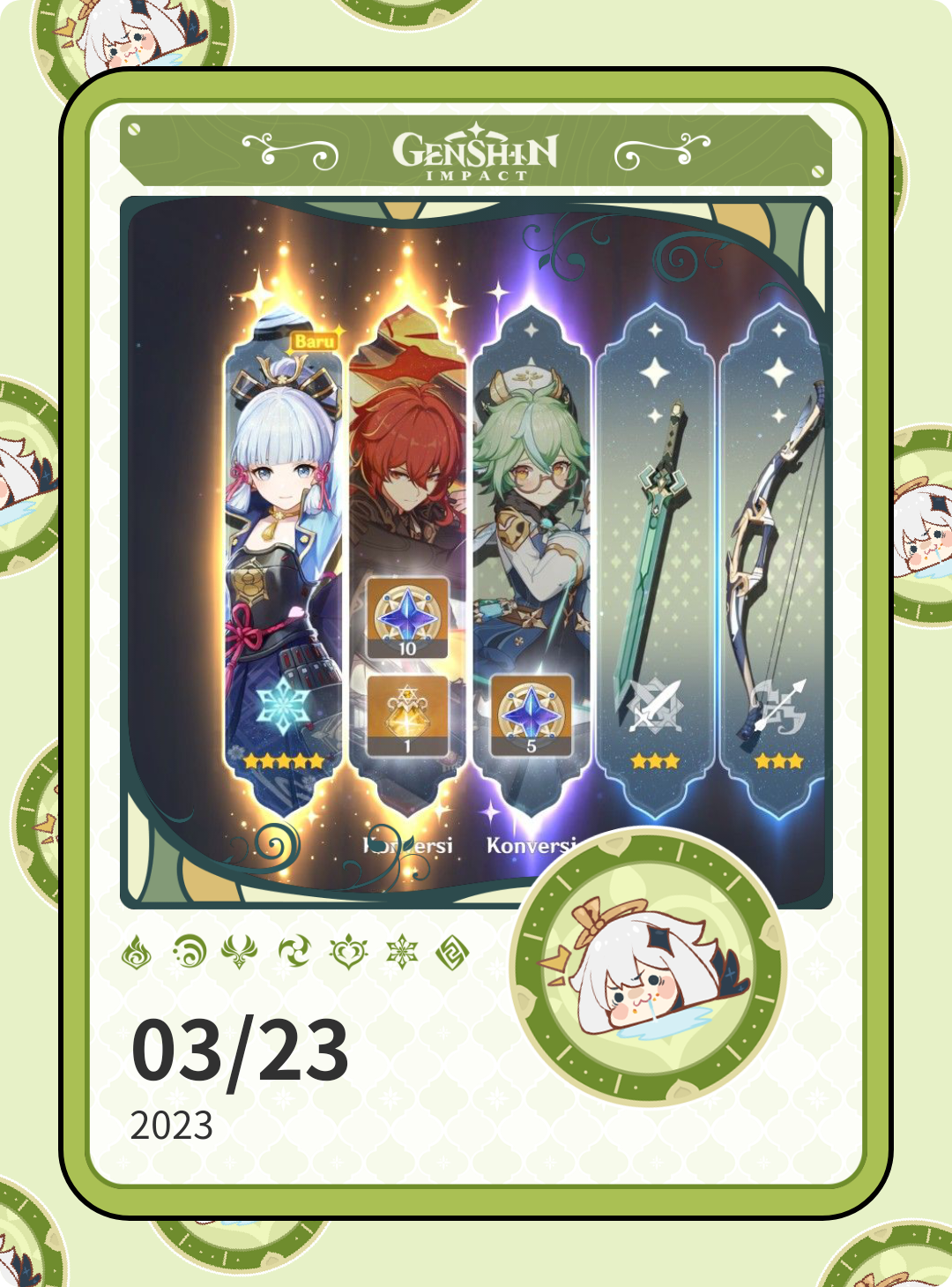 03/21 Diary -# Welcome home! Genshin Impact | HoYoLAB