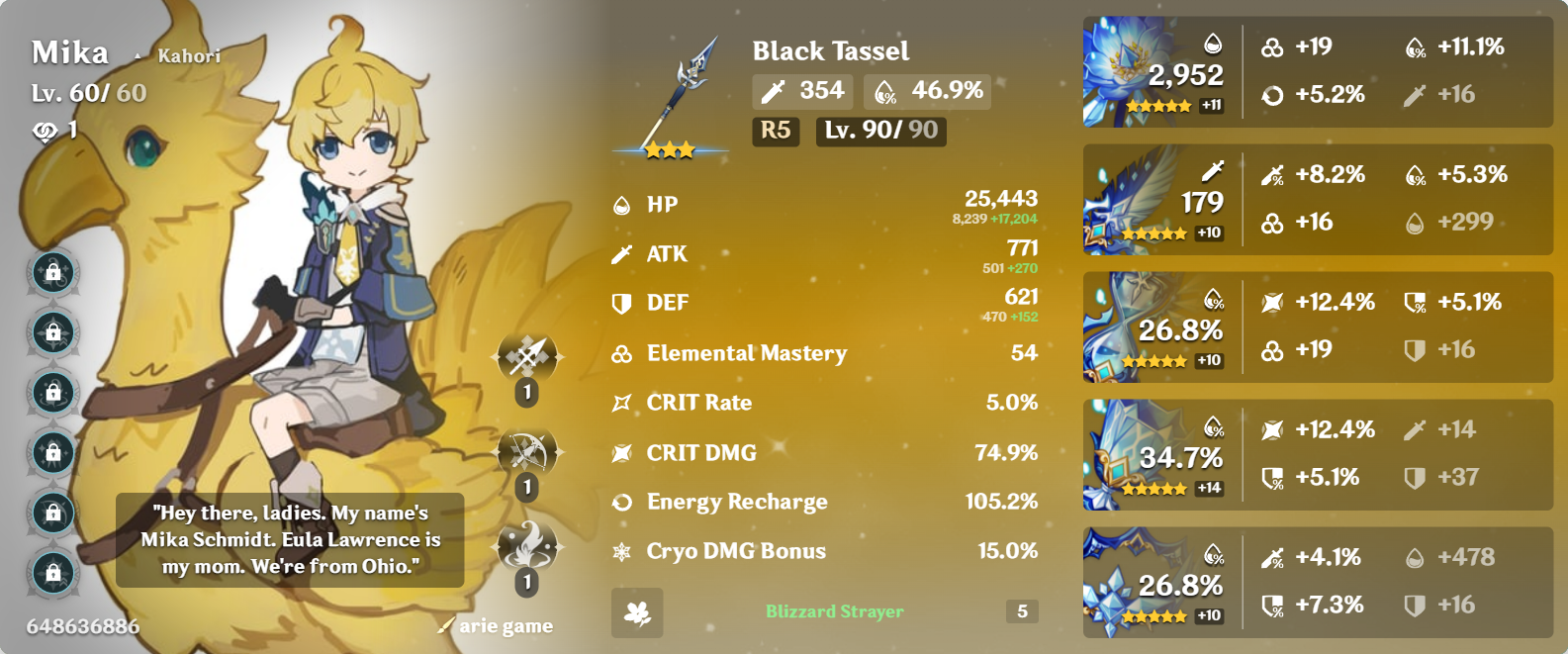 A Slightly Improved Mika Build! Genshin Impact | HoYoLAB