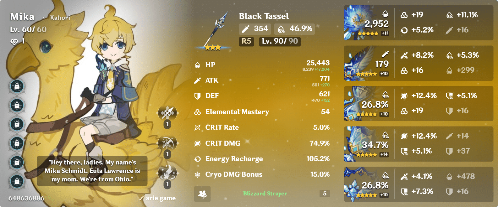 A Slightly Improved Mika Build! Genshin Impact | HoYoLAB