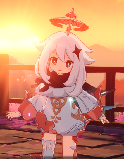 Paimon is so cute and sweet