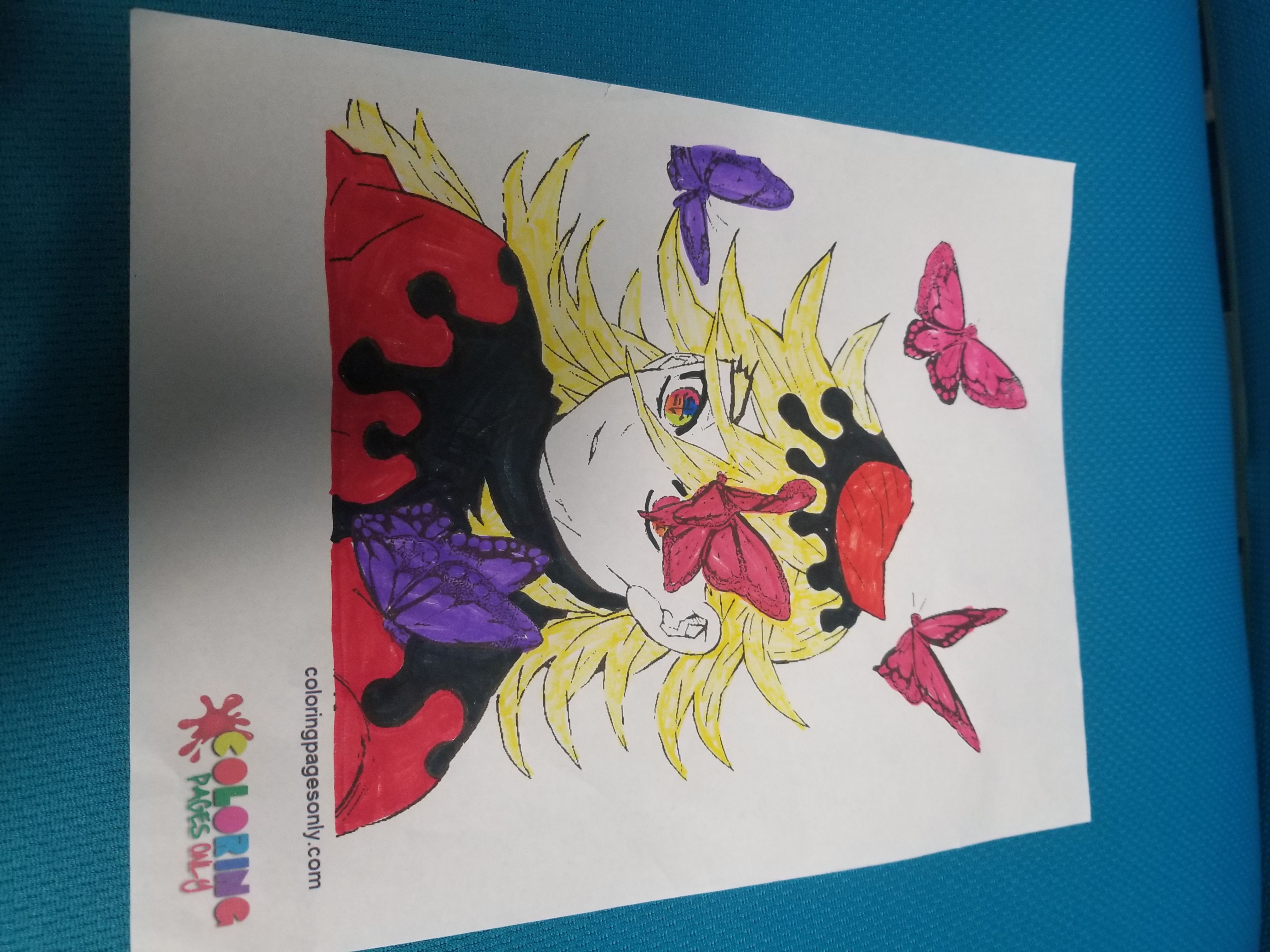 Doma from Demon slayer coloring page Genshin Impact | HoYoLAB