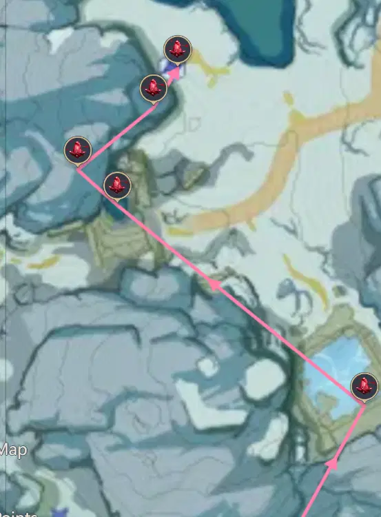All Crimson Agate Locations, Frostbearing Tree Rewards, and Routes ...