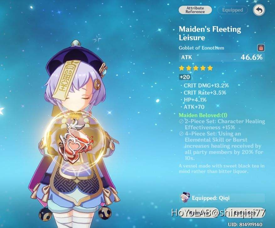 [3.5 Guide] Guide For Building A Healer Qiqi Genshin Impact | HoYoLAB