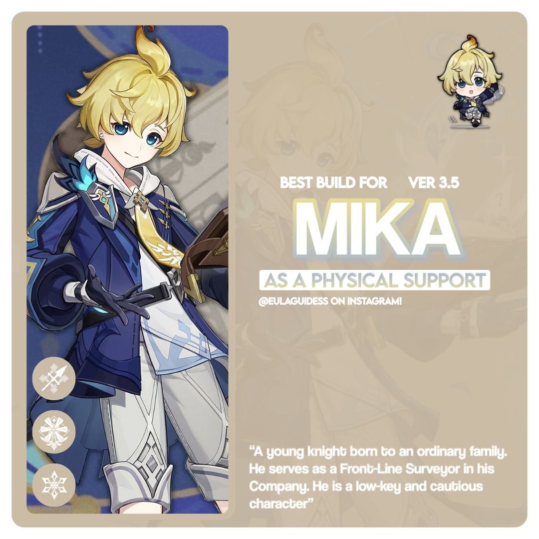 [ VER 3.5 ] Best build for Mika as a Physical Support Genshin Impact ...
