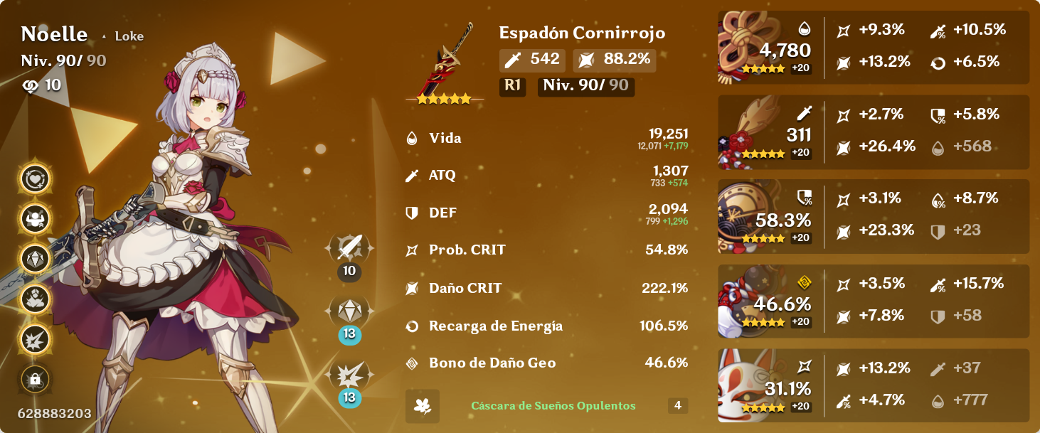 como se ve mi noelle? Genshin Impact | HoYoLAB