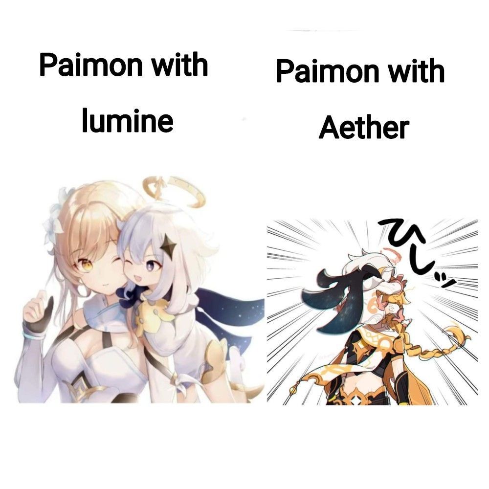 😂😂😂 paimom always play favourite...😂😝 Genshin Impact | HoYoLAB