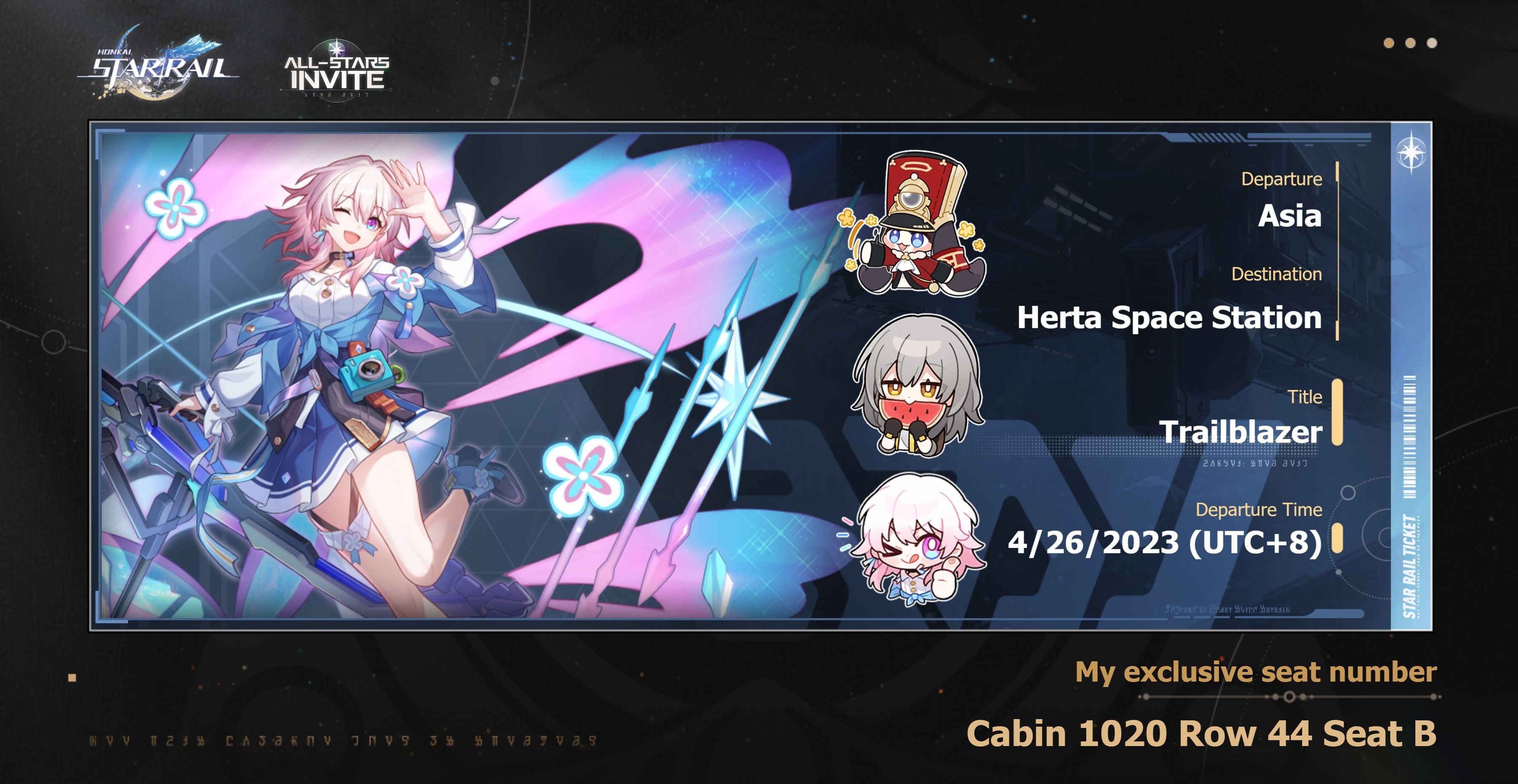 Honkai: Star Rail "All-Stars Invite" Honkai: Star Rail | HoYoLAB