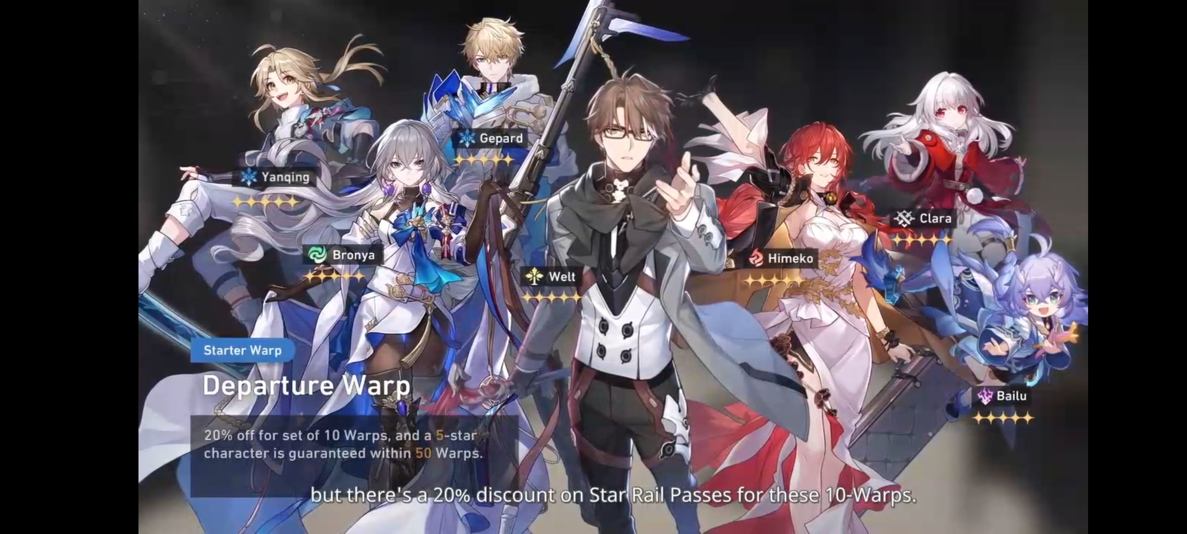 Honkai: Star Rail - beginner banner Honkai: Star Rail | HoYoLAB