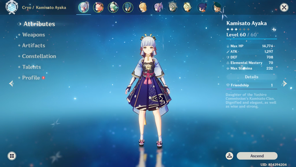 F2P ayaka built Genshin Impact | HoYoLAB