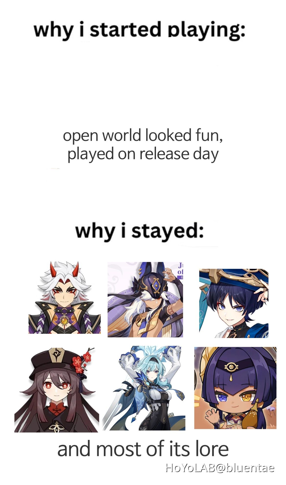 Why I started + random meme Genshin Impact | HoYoLAB